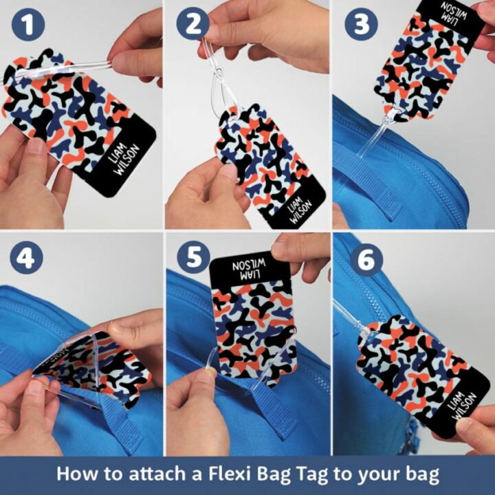 Kids Flexi Bag Tags: Make School Pick Up Easier and Faster - Bright ...